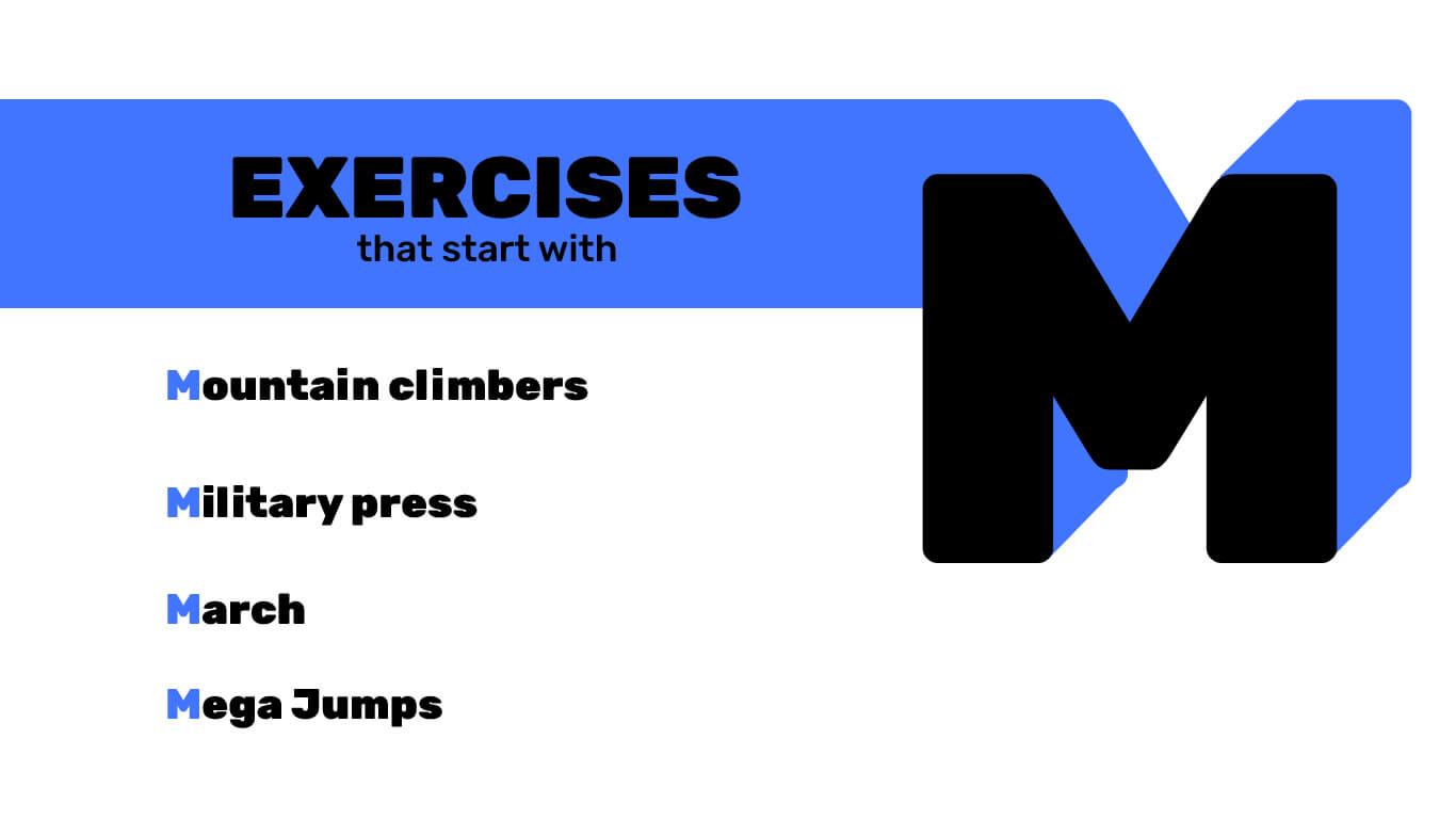 The Best Exercises That Start with M & How to Do Them